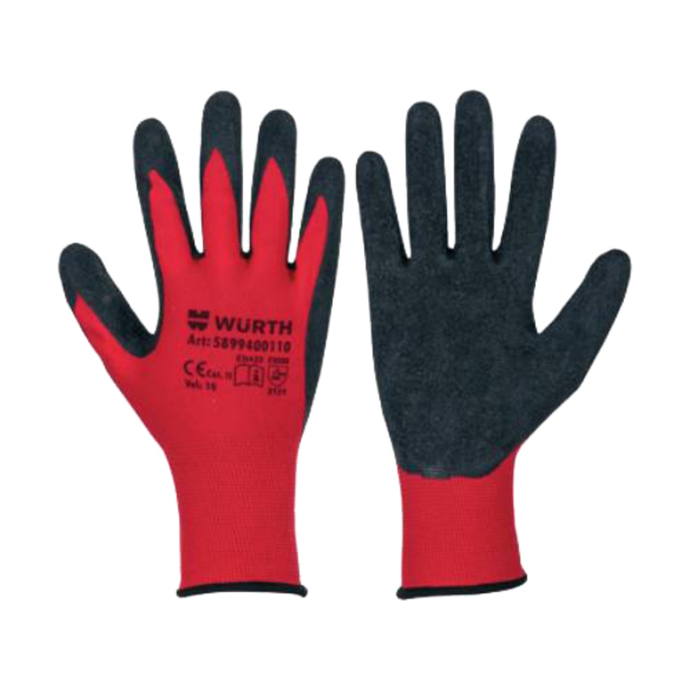WURTH Zaštitne rukavice Red Latex Grip Vel.11