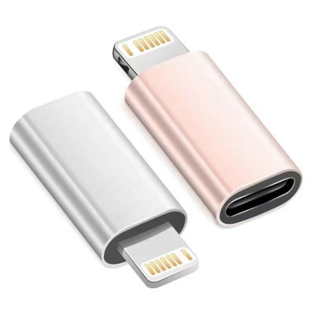 XWave adapter USB TIP-C (muški) na Lightning (ženski) za priključivanje na Tip-C konektor, gold ( Adapter Tip-C na Lightning gold )
