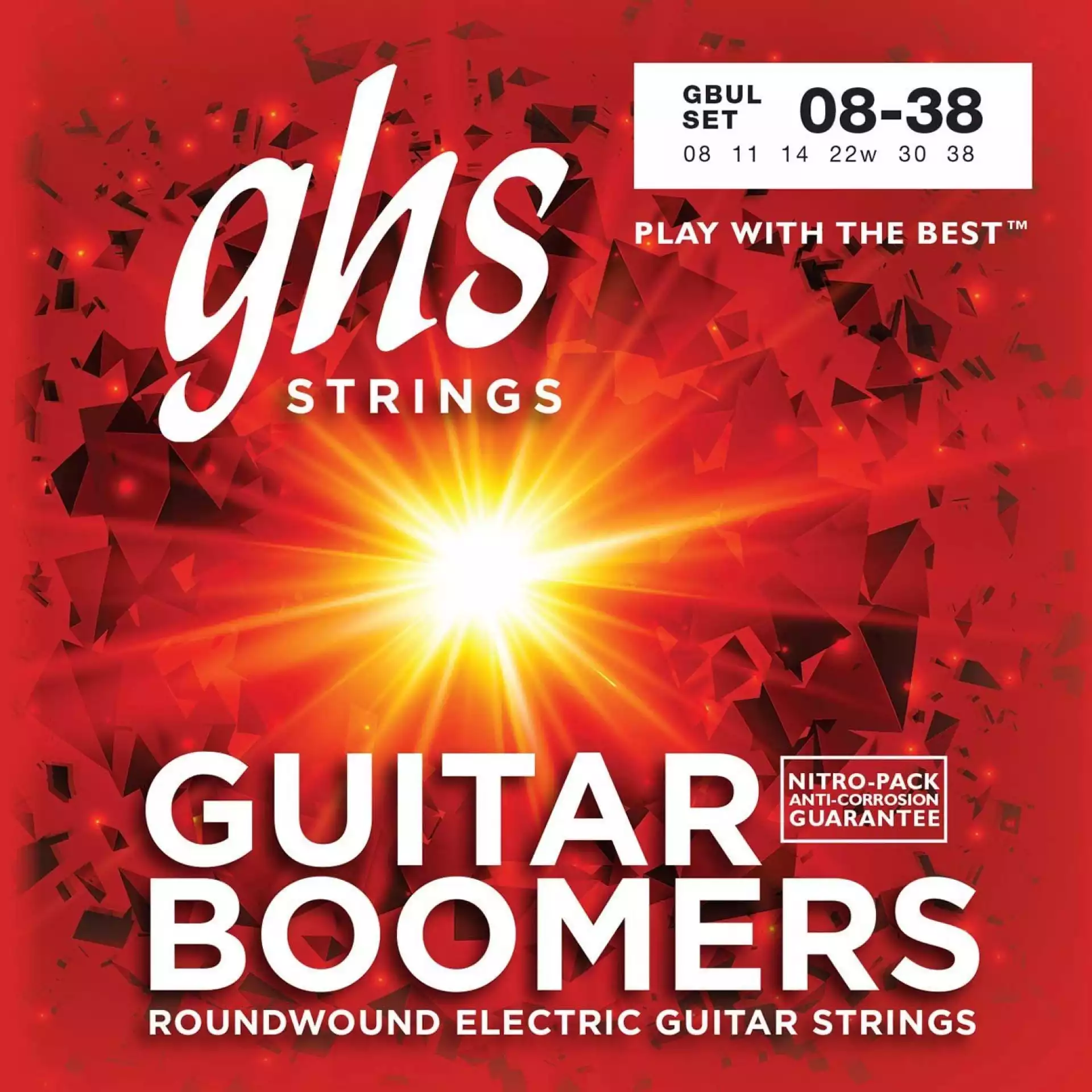 GHS 8-38 GBUL Boomers Roundwound Ultra Light - Žice za električnu gitaru