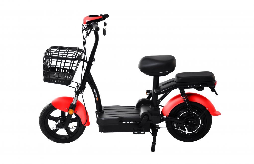 Električni bicikl RX20-48 crno-crveno