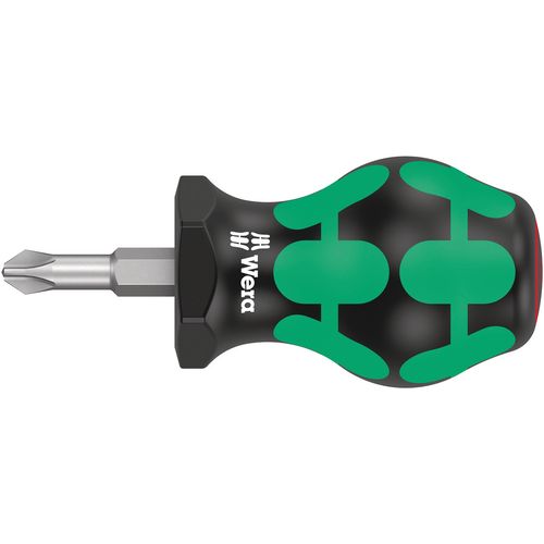 Wera 350 PH Stubby kratki odvijač, pH 2 x 25 mm, 05008851001