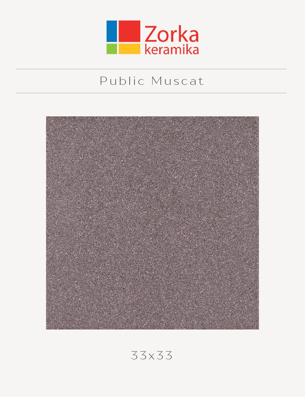 Zorka Keramika Public Muscat 33x33 podne i zidne pločice