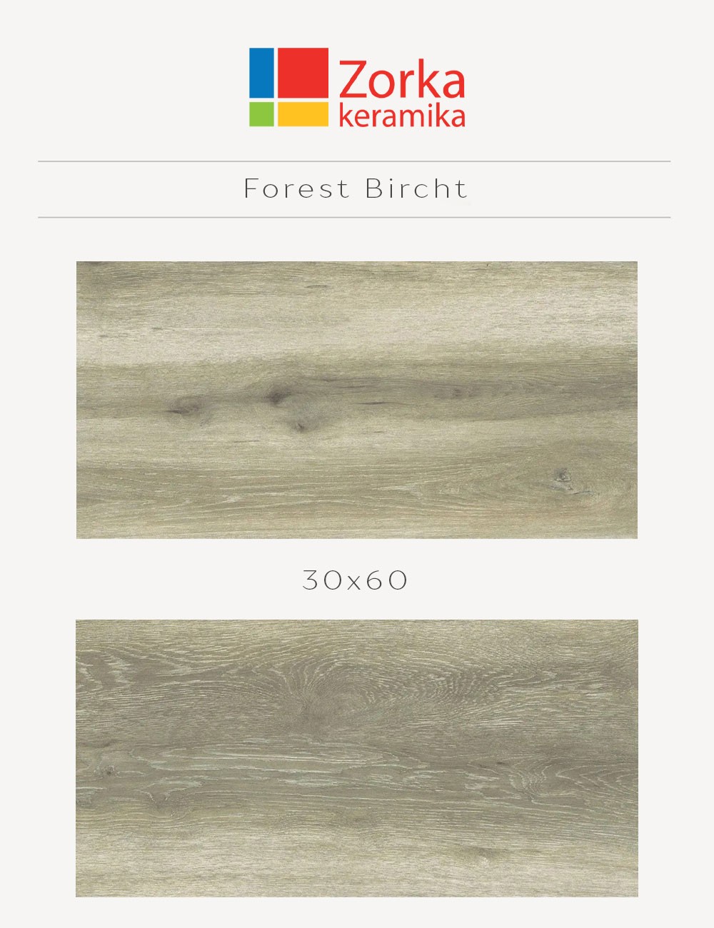 Zorka Keramika Forest Birch 30x60 podne i zidne pločice