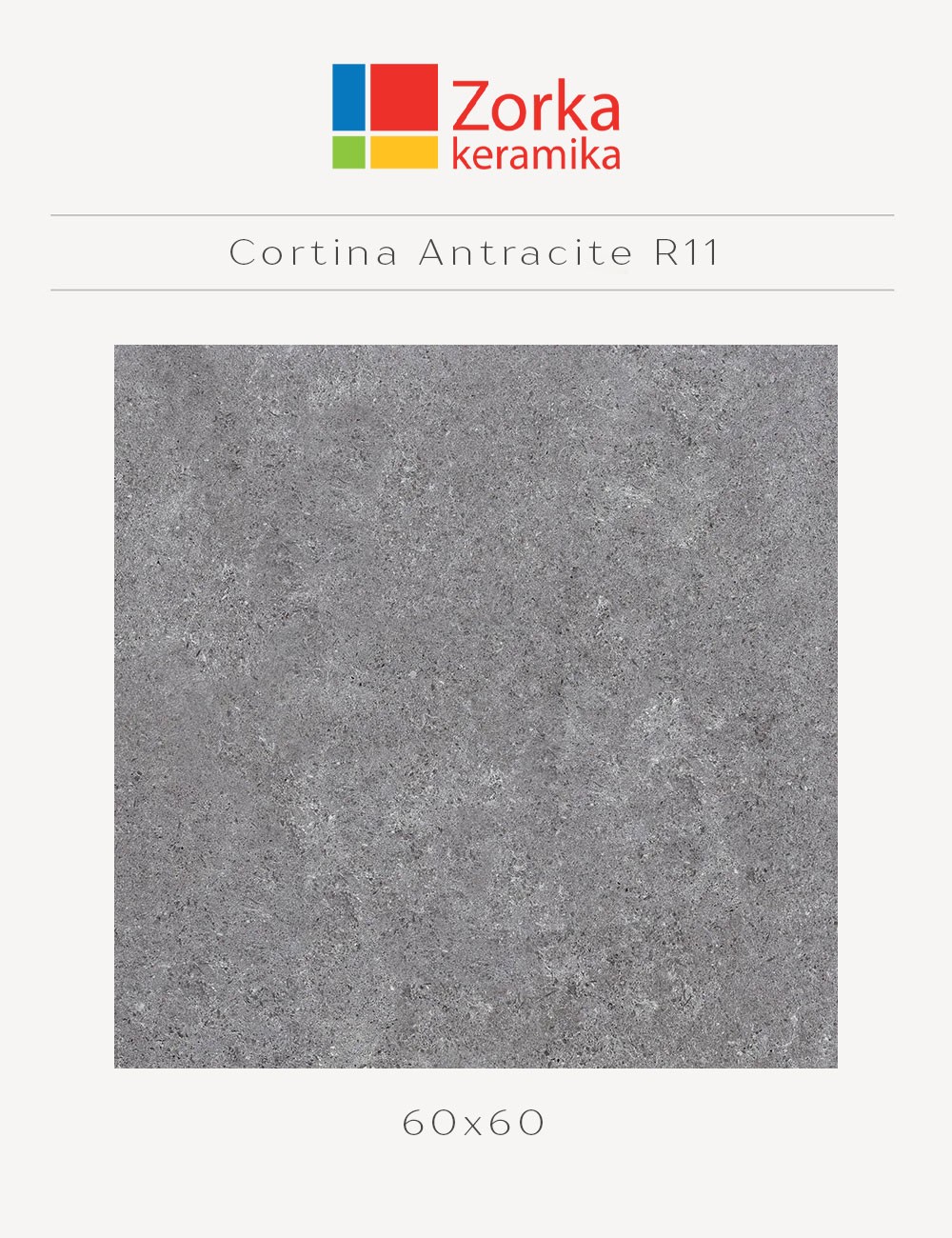 Zorka Keramika Cortina Actracite 60x60 r11 podne i zidne pločice