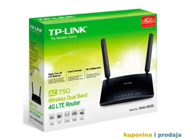 Ruter TP-LINK AC7d 450 Wireless Dual BanG LTE Router Archer MR200 Wireless,