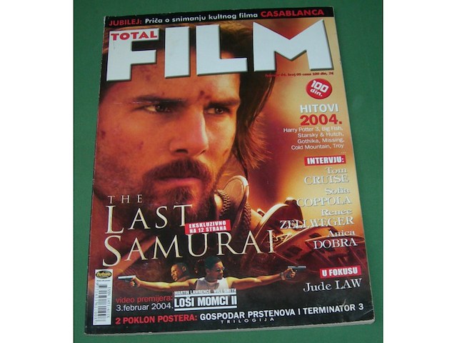 TOTAL FILM br. 5, 2004. - Tom Cruise