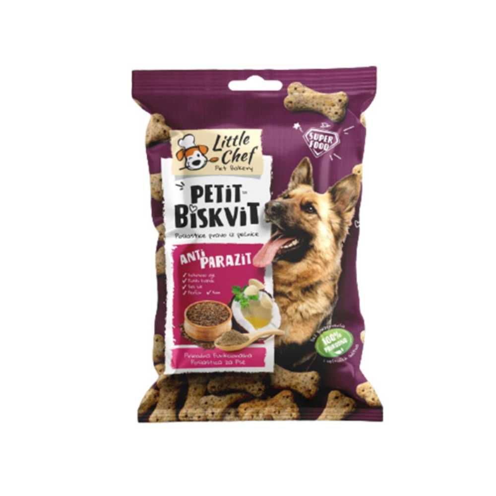 Little Chef Petit Biskvit za pse - Antiparazit 150g