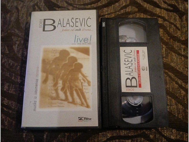 Đorđe Balašević - jedan od onih života... Live, VHS