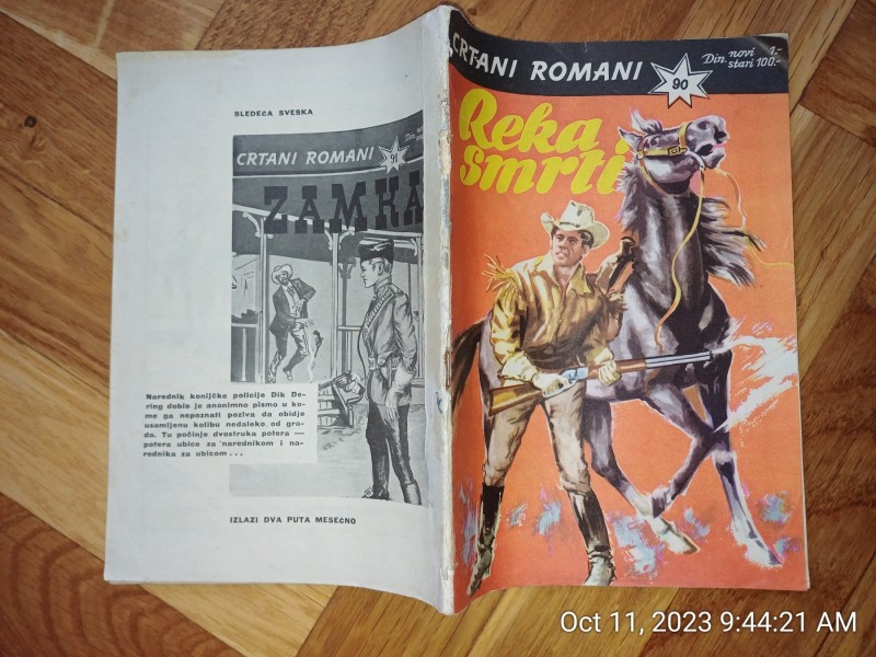 CRTANI ROMANI 90, REKA SMRTI