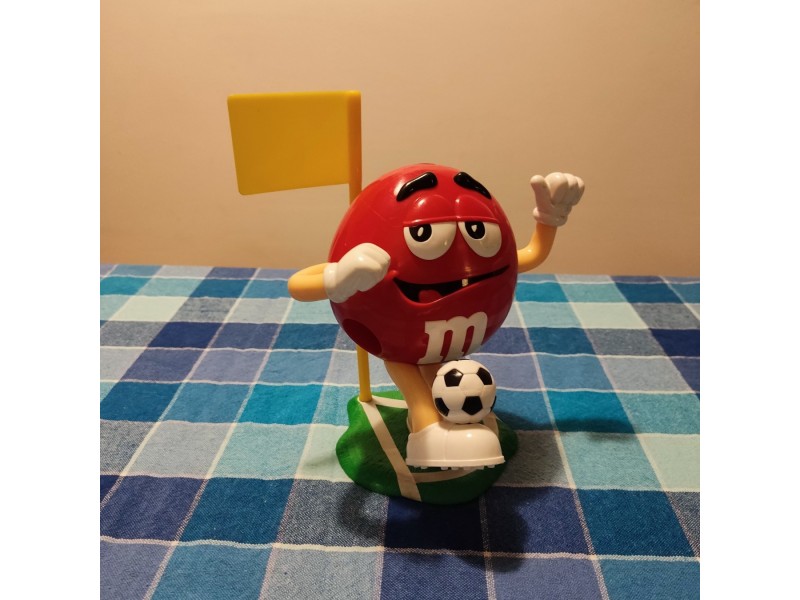 M&M dispenser za bombone fudbaler