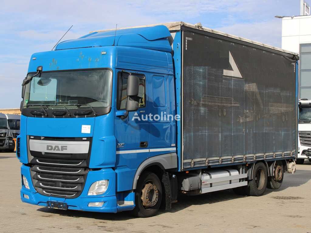 DAF XF 460 FAR kamion sa klizna zavesa cerada