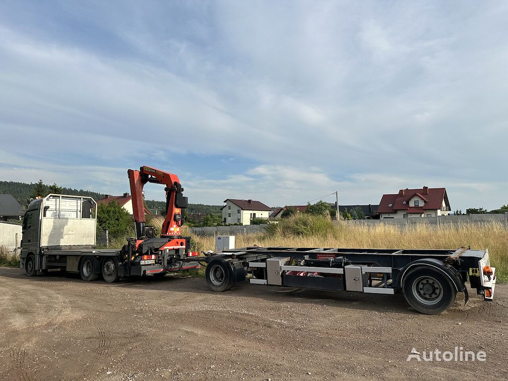 Mercedes-Benz Actros 2542 2541 BDF Palfinger vozilo za prevoz kontejnera