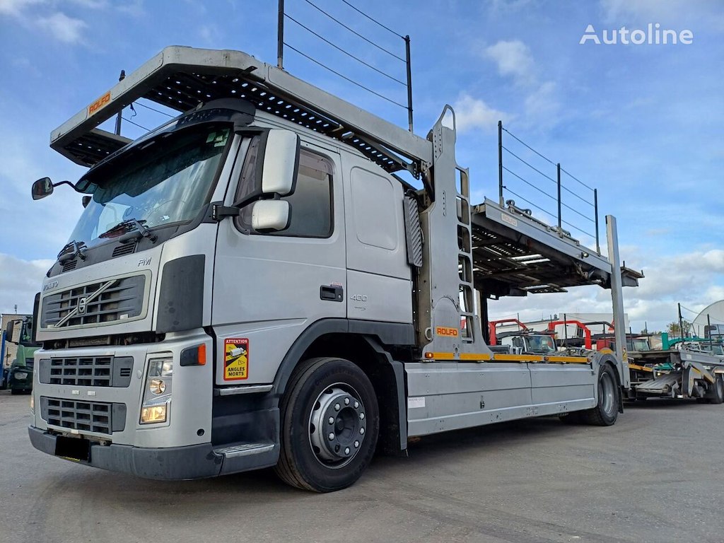 Volvo FM 400 + ROLFO 2002 autotransporter