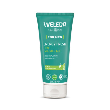 Weleda Osvežavajući tuš gel za muškarce 3 u 1, 200 ml