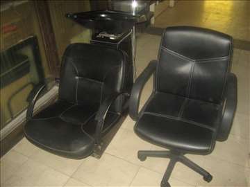 Hitno šamponjera i polovna frizerska stolica nova