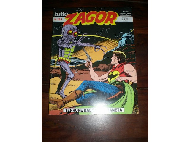 ZAGOR TUTTO 181 TERRORE  DAL  SESTO  PIANETA*