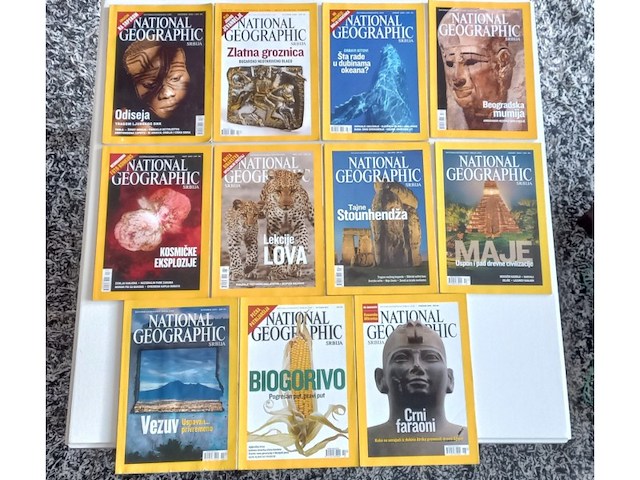 National Geographic ,  11 časopisa