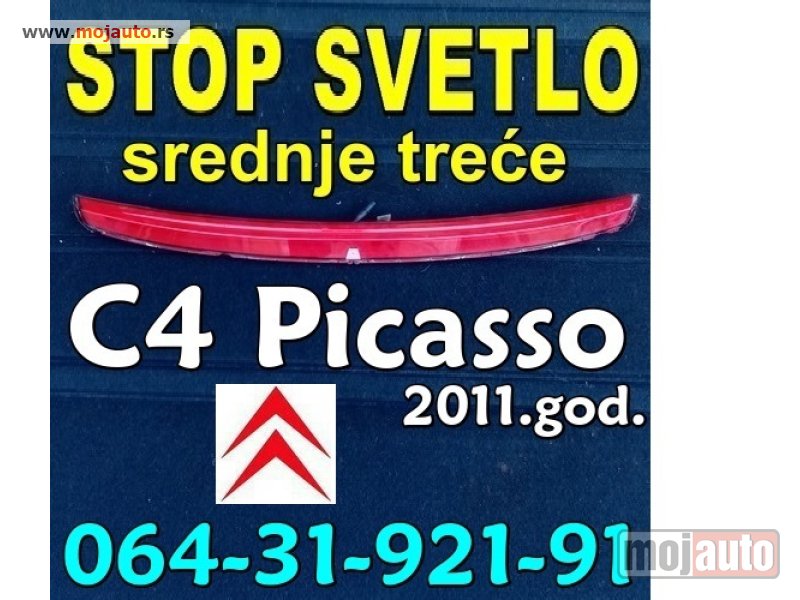 STOP SVETLO srednje treće Citroen C4 Picasso 2011