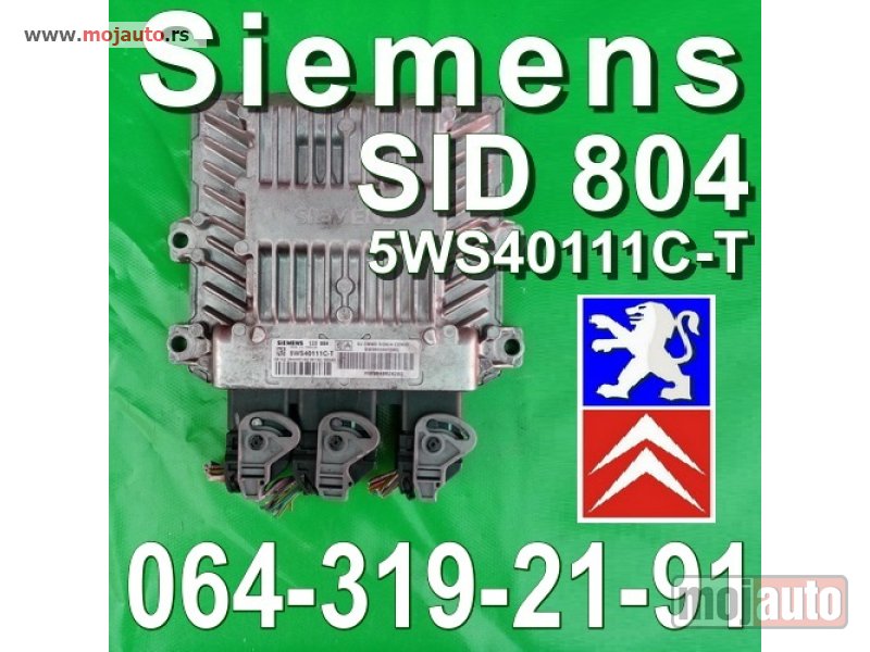 KOMPJUTER Siemens SID 804 Pežo Peugeot 5WS40111C-T Citroen