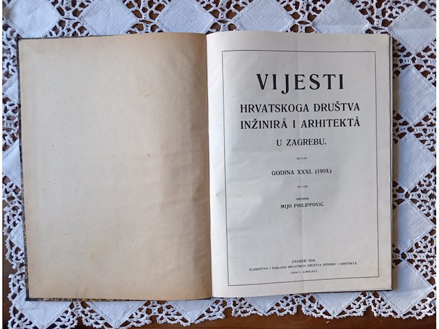 Viesti Družtva inžinira i arhitekta 1910.