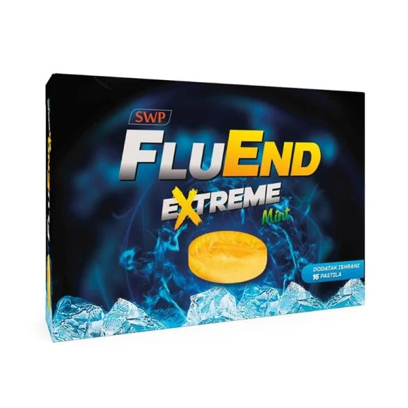 Fluend extreme mint 16 pastila