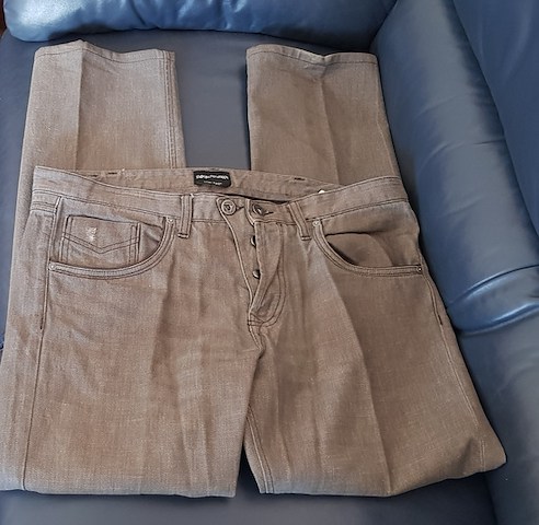 Giorgio Armani pamučne muške pantalone, original