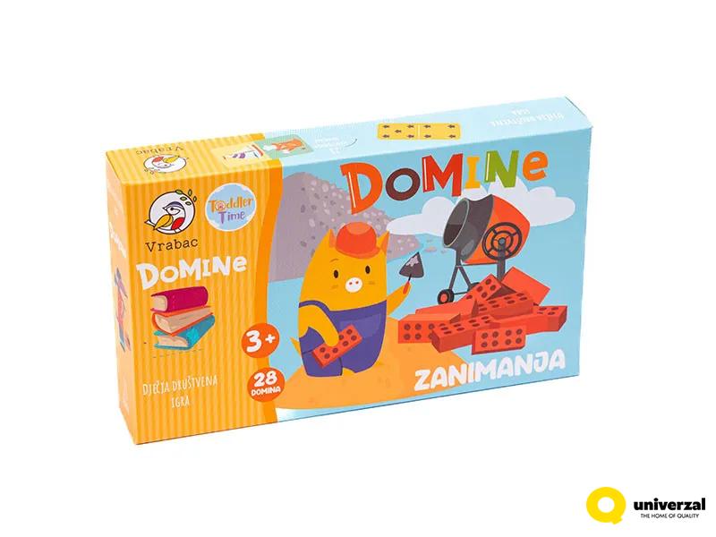 DRUŠTVENA IGRA DOMINE ZANIMANJA TODDLER TIME VRABAC