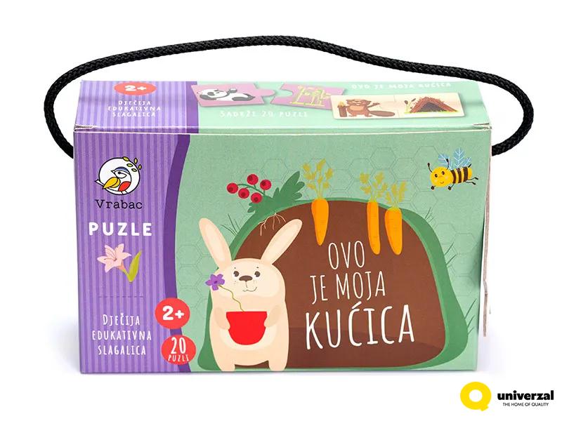 PUZZLE MOJA KUĆICA ZA DECU TODDLER VRABAC