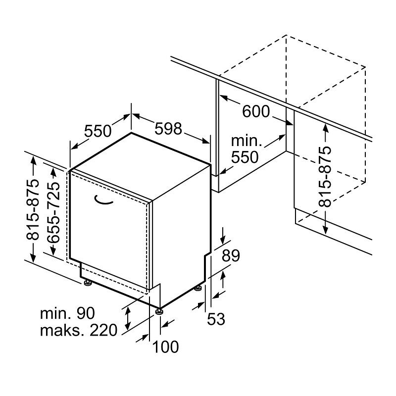 Bosch ugradna sudomašina SMD6ECX00E