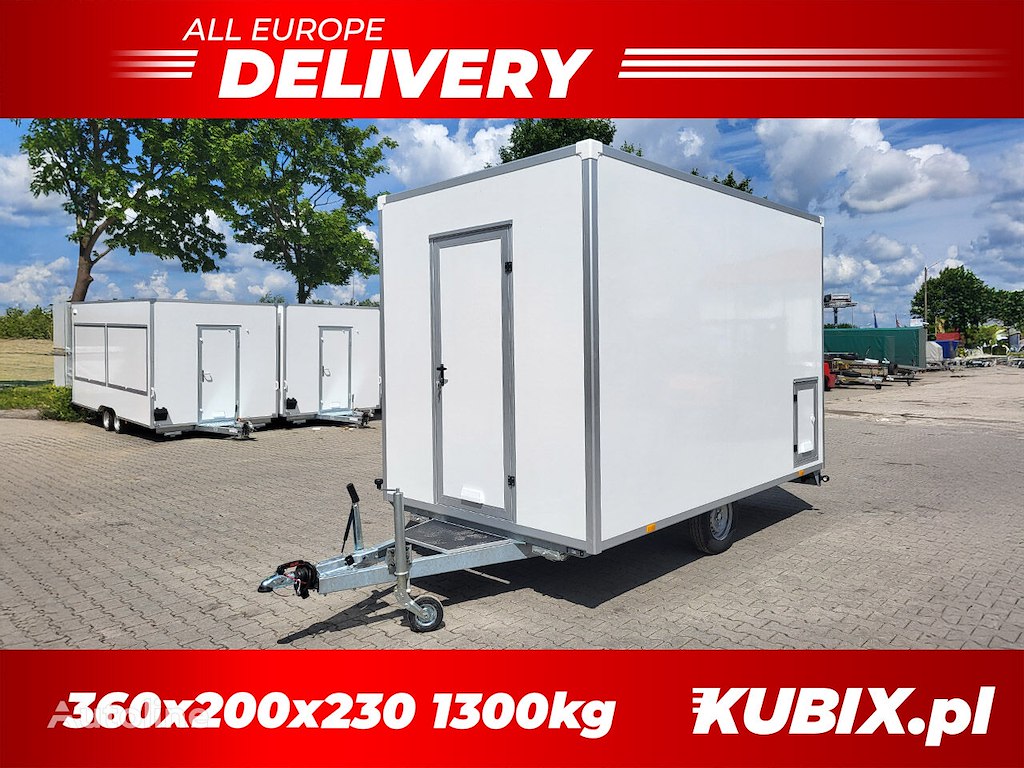 Nova Kubix New on stock! 360x200x230 catering trailer, 1300kg prikolica kiosk