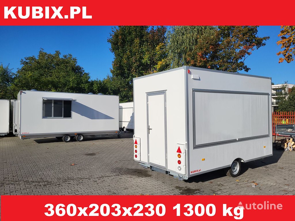 Nova Kubix New on stock! 360x203x230 catering trailer, 1300kg prikolica kiosk