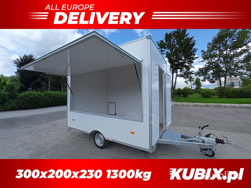 Nova Kubix New on stock! 300x200x230 catering trailer, 1300kg prikolica brze hrane