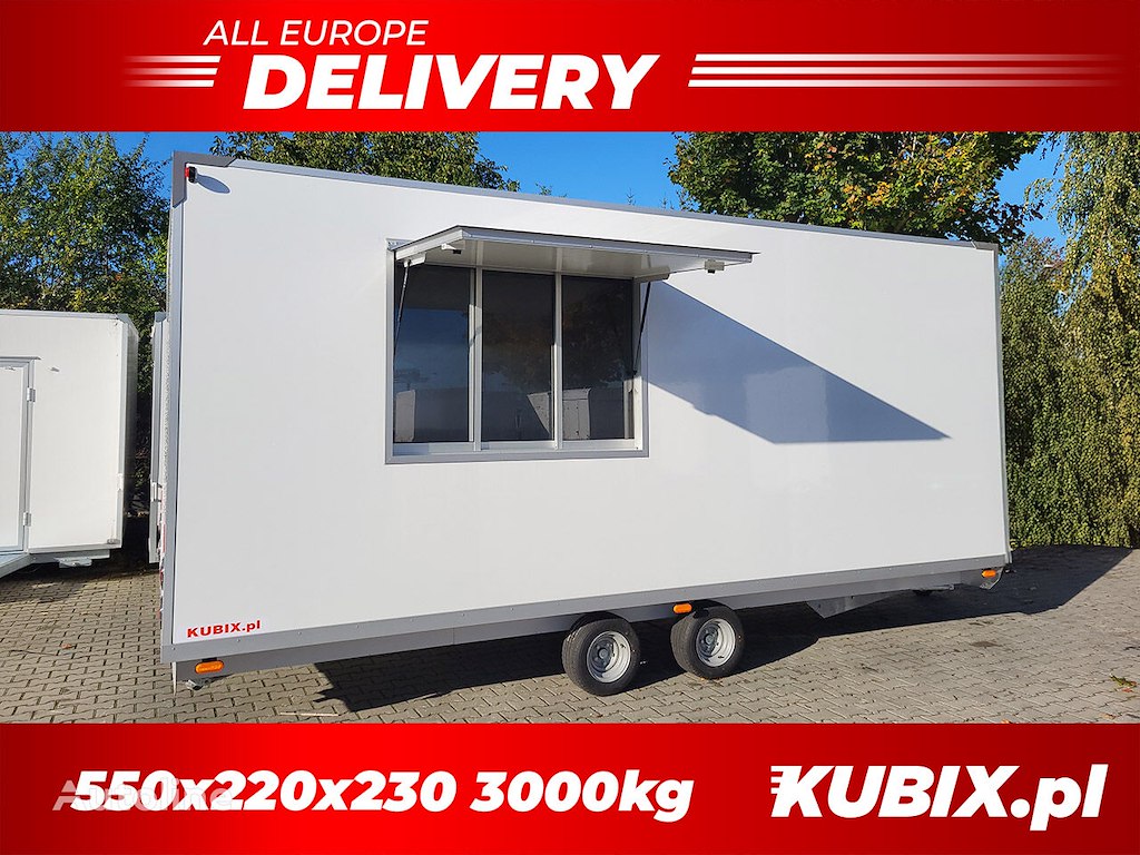 Nova Kubix 550x220x230 catering trailer, 3000kg prikolica brze hrane