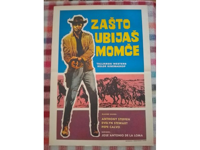 plakat ZAŠTO UBIJAŠ MOMČE