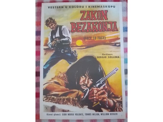 plakat ZAKON BEZAKONJA