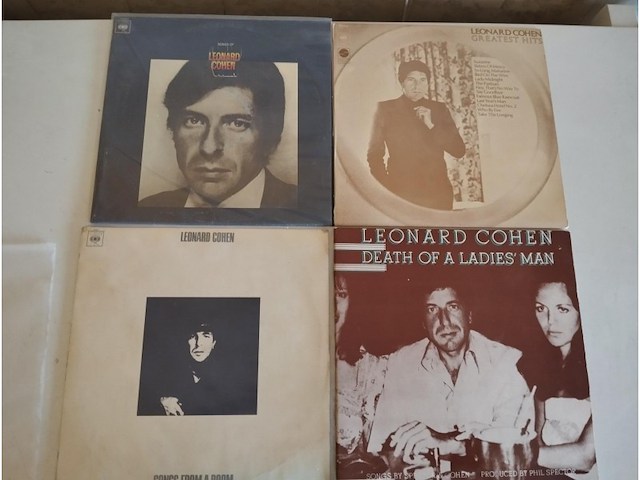 LEONARD COHEN 4 X LP