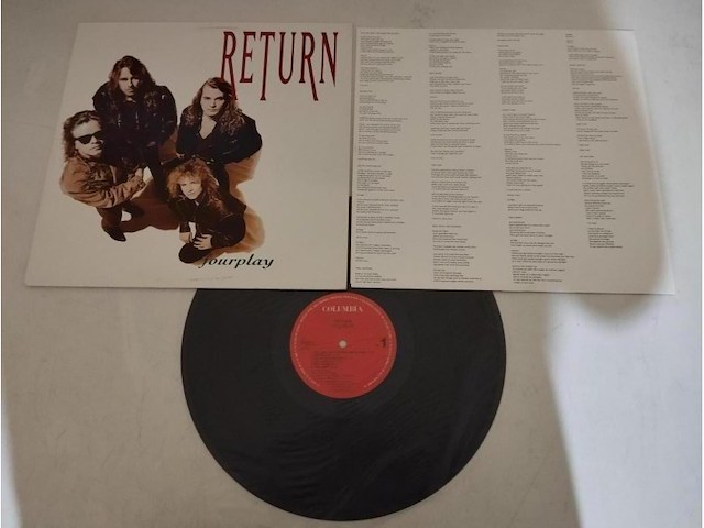 RETURN Fourplay NORWAY HARD ROCK LP MINT