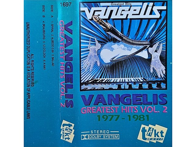 Vangelis – Greatest Hits. Vol.1 (1975-1977), AK, Poland