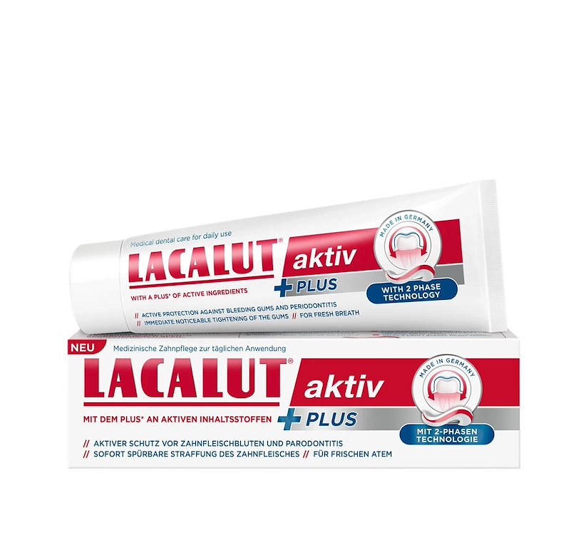 LACALUT PASTA 75ML AKTIV PLUS