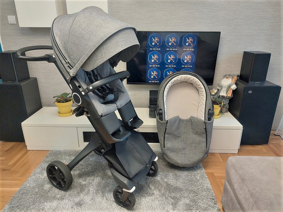 STOKKE Xplory V6 2u1 Black Melange