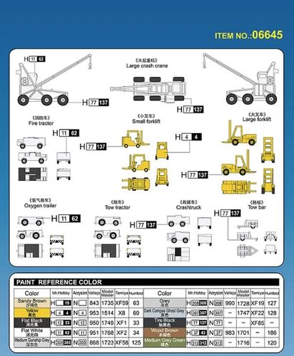 Trumpeter 06645 USN Carrier Deck Equipment