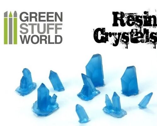 Green Stuff World 1282 BLUE Resin Crystals - Small