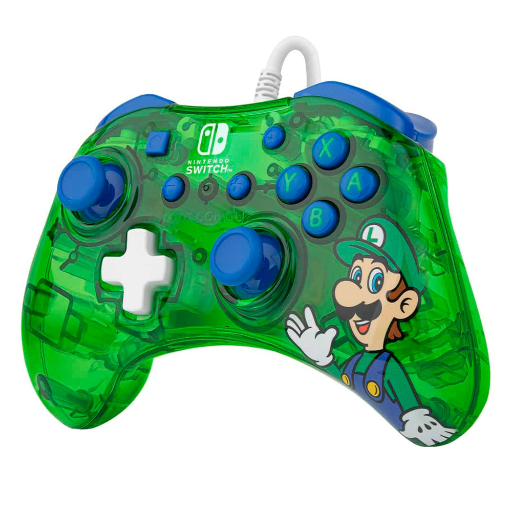 Nintendo Switch Wired Controller Rock Candy Mini Luigi