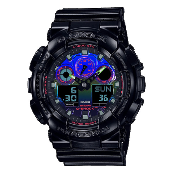 CASIO G-SHOCK GA-100RGB-1A