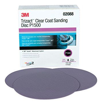 3M 05600 Trizact P1500 Brusni disk za lak, 150mm