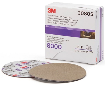 3M 30806 Trizact Hookit Foam P8000 – Penasti brusni disk, 150mm