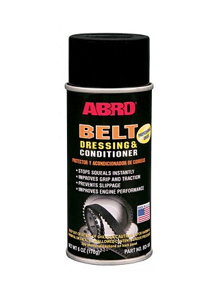 Abro Belt Dressing & Conditioner – Sprej za zaštitu i učvršćivanje remena, 170gr