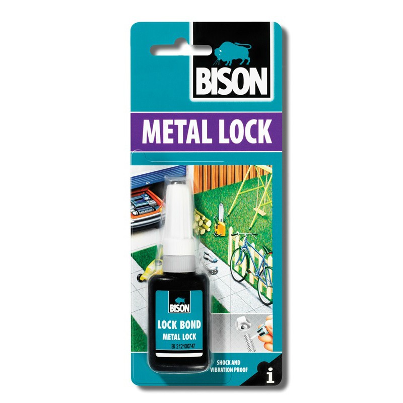 Bison Metal Lock Lepak za osiguranje šrafova, 10ml