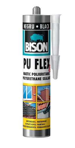 Bison PU Flex Zaptivna masa 300gr, crna