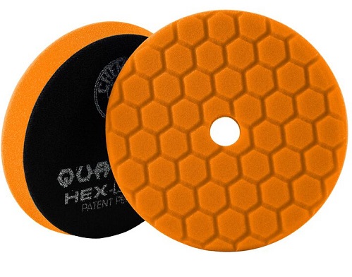Chemical Guys Hex-Logic Quantum Orange – Narandžasti sunđer srednje gruboće za poliranje, 150mm (BUFX112HEX6)